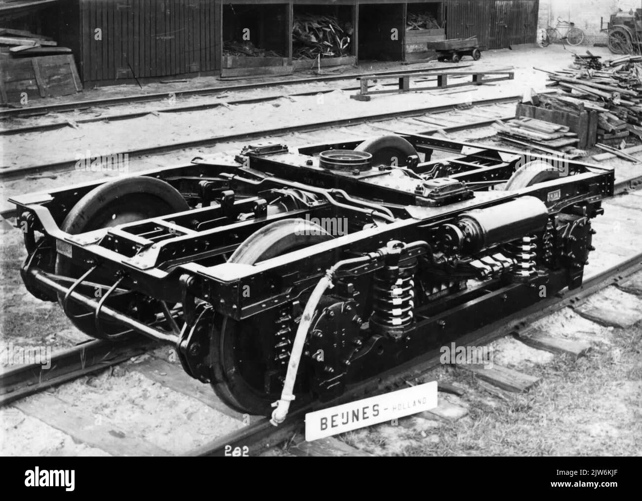 Image of a bogie for the electric buffer equipment ("block boxes", Mat ...