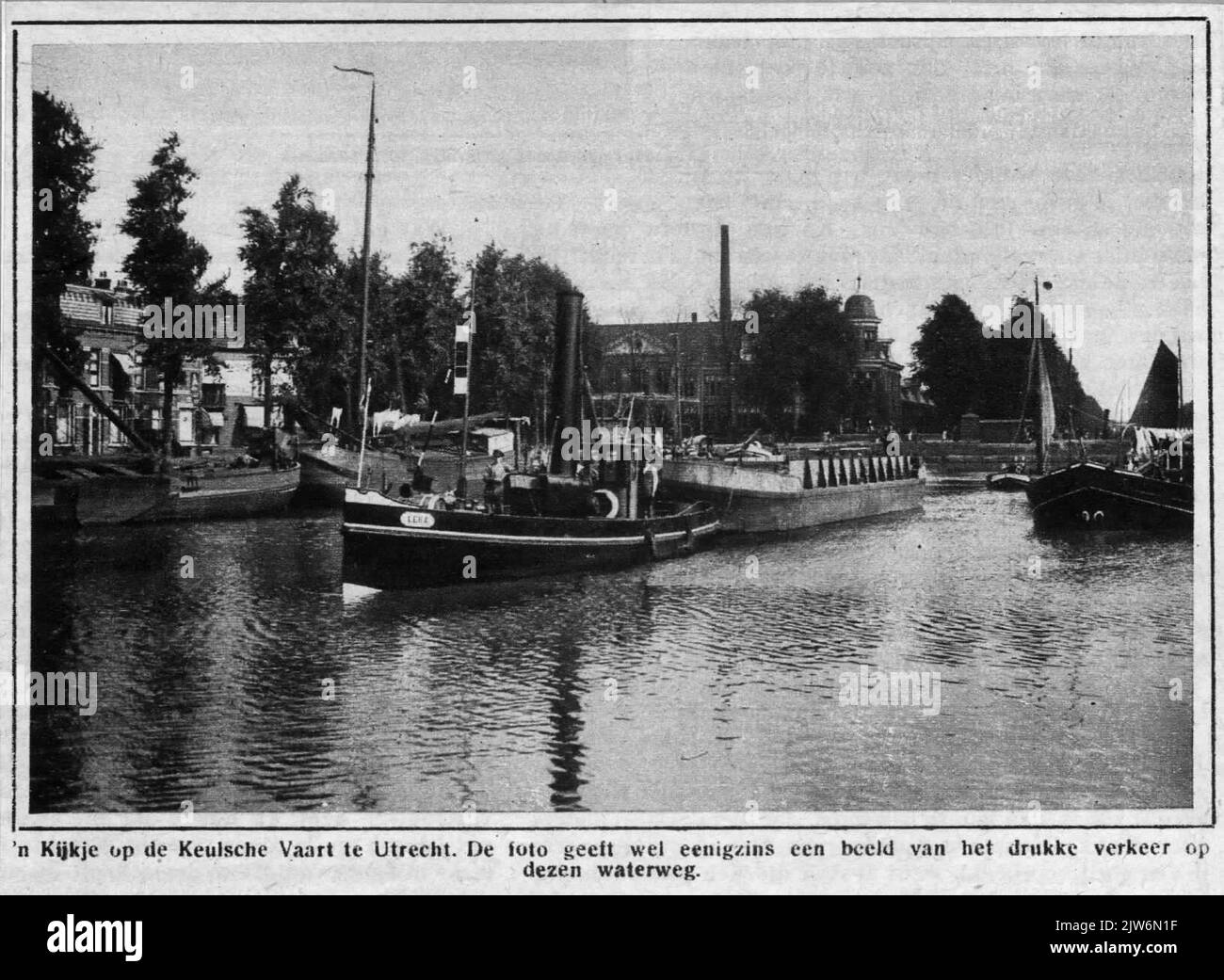 Face about the Merwedekanaal in Utrecht; From the northwest with the ...
