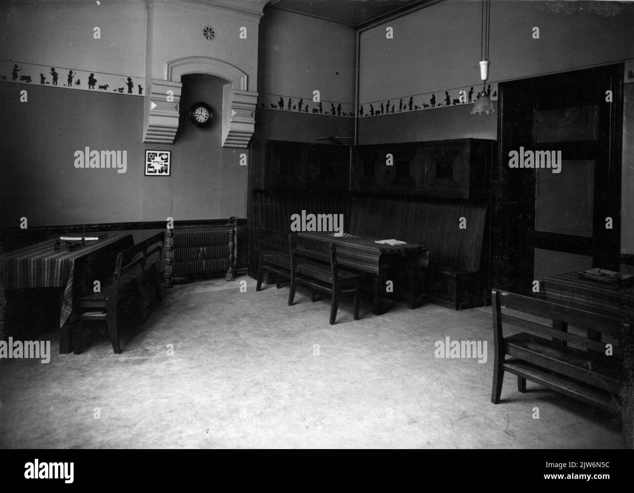 Interior of the Central Israelite Orphanage (Nieuwegracht 92) in ...