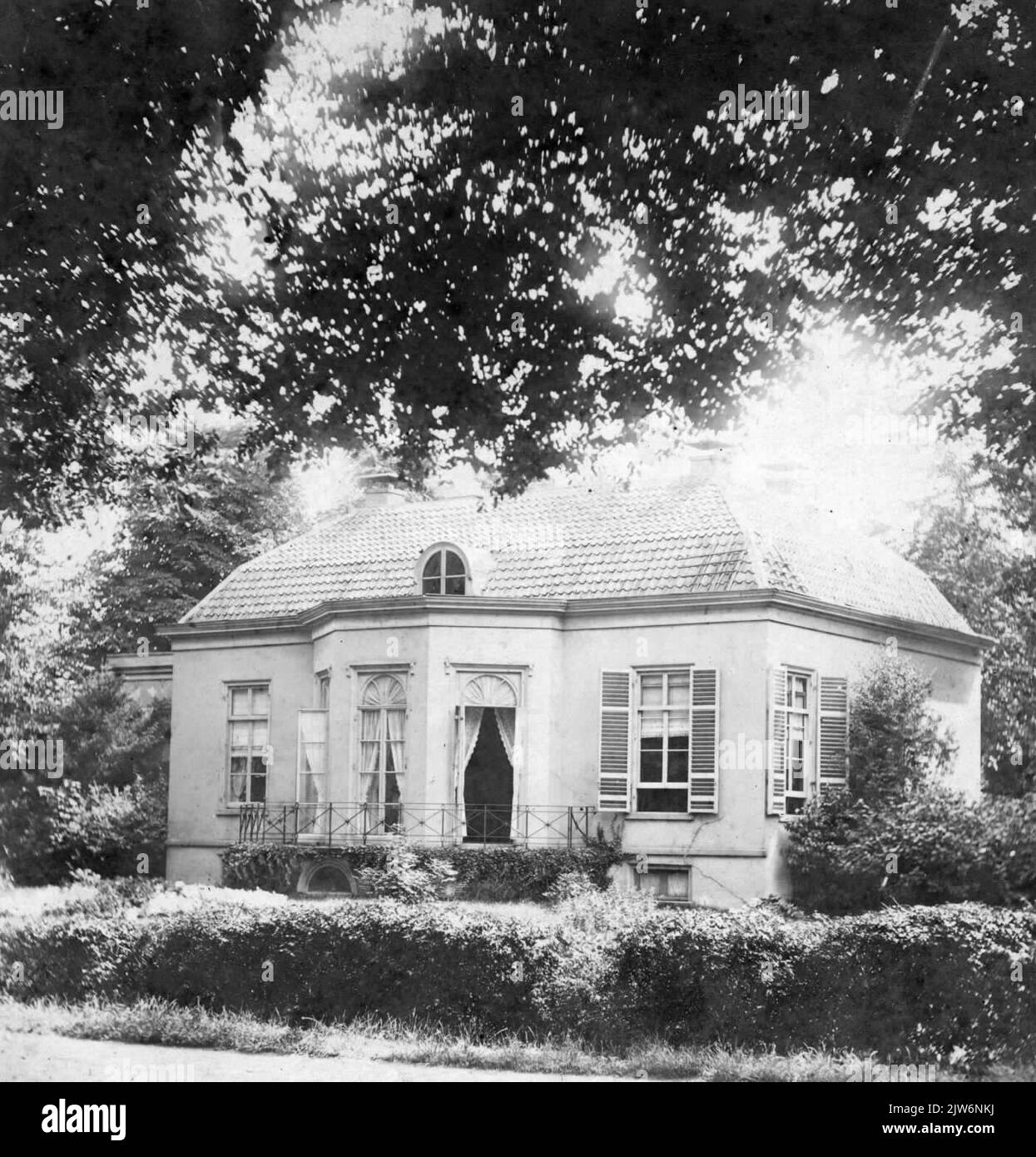 View of Mrs. Ram's house on the Maliesingel in Utrecht, opposite the ...