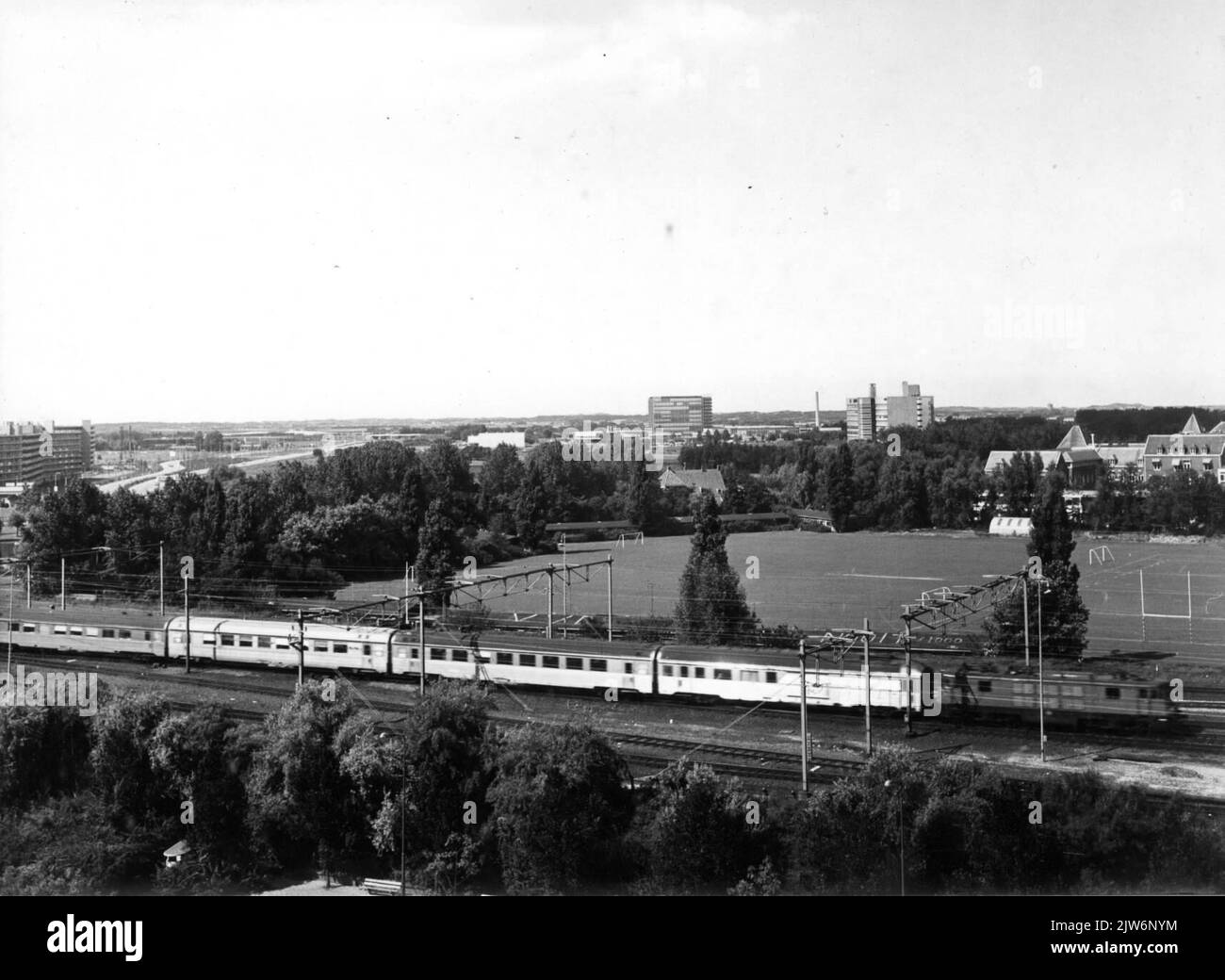 Image of an (international) French T.E.E. train train, drawn by an ...