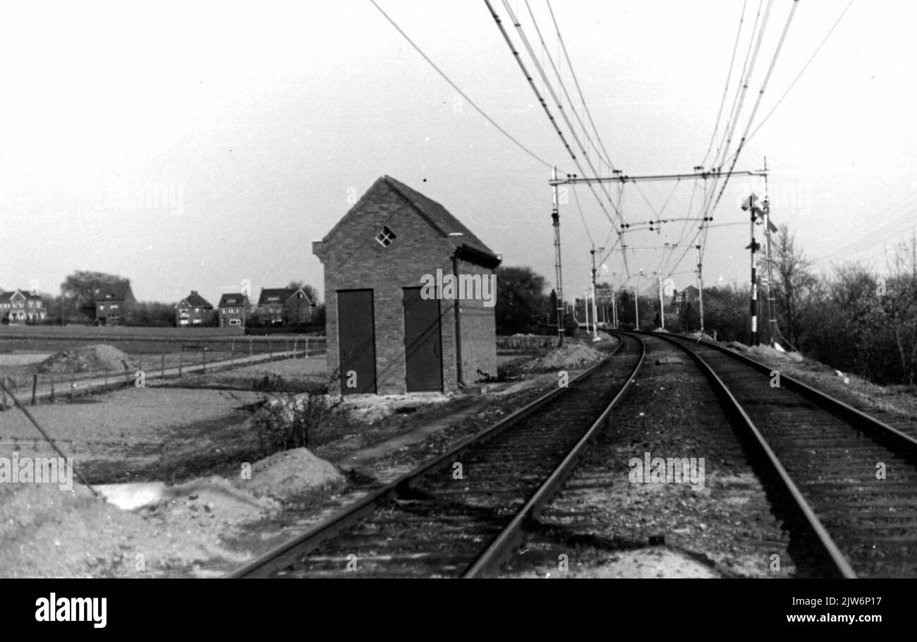 View of a switching station of the N.S. For the power supply of the ...