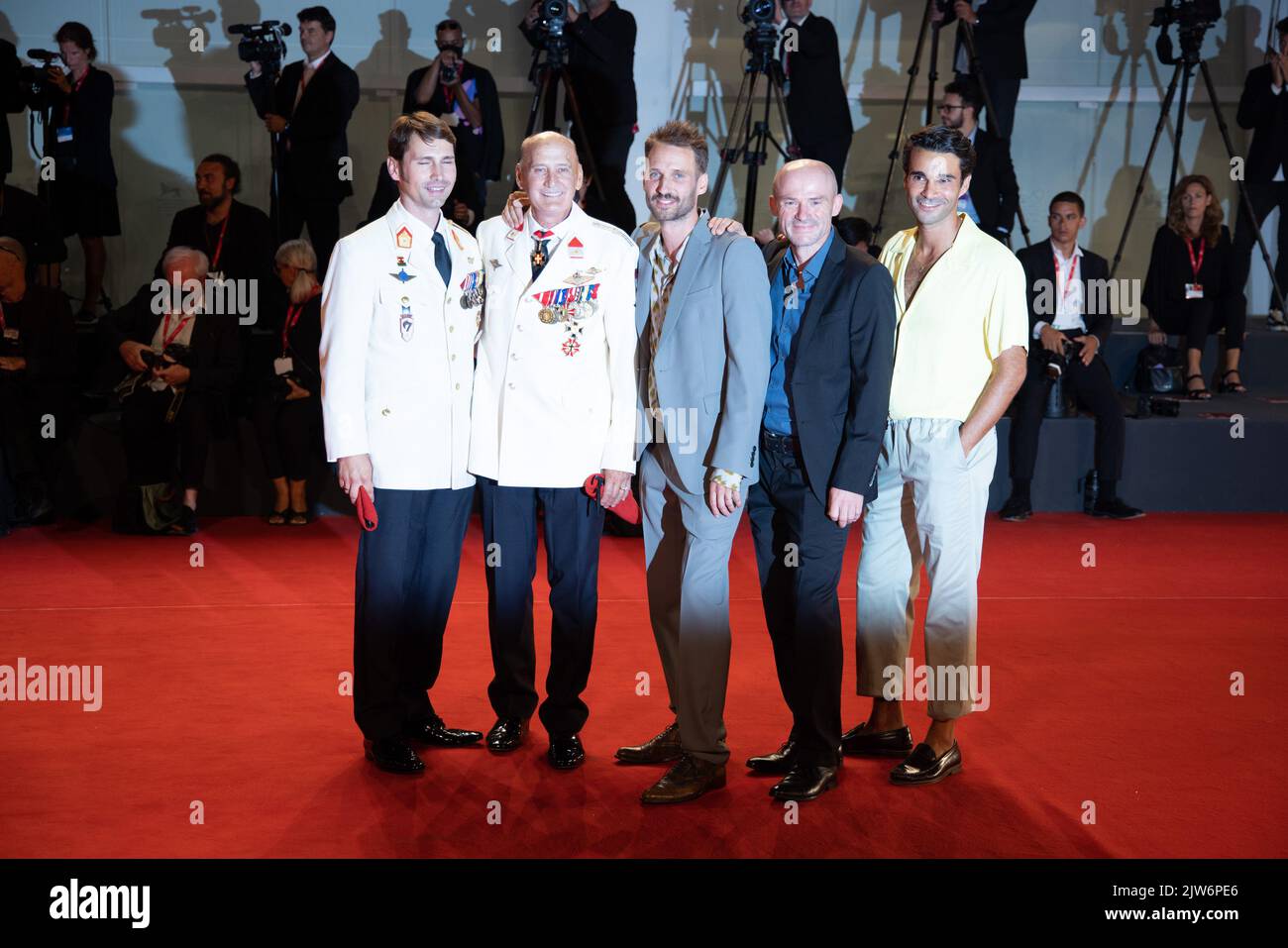 (L-R) Mario Falak, Charles Eismayer, director David Wagner, Gerhard ...