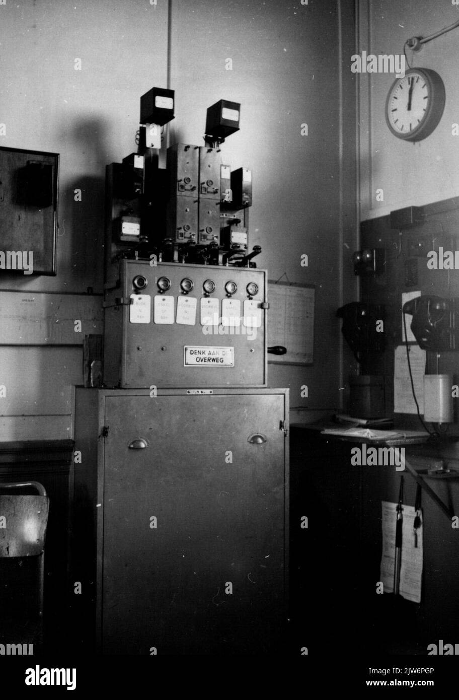 Image of the block device in the N.S. station Stedum in Stedum Stock ...