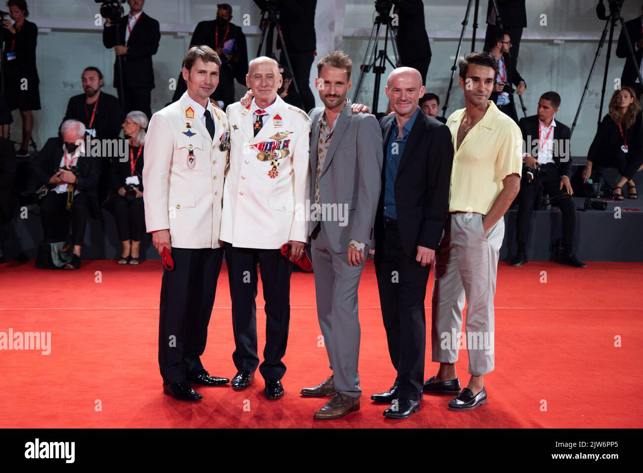 (L-R) Mario Falak, Charles Eismayer, director David Wagner, Gerhard ...