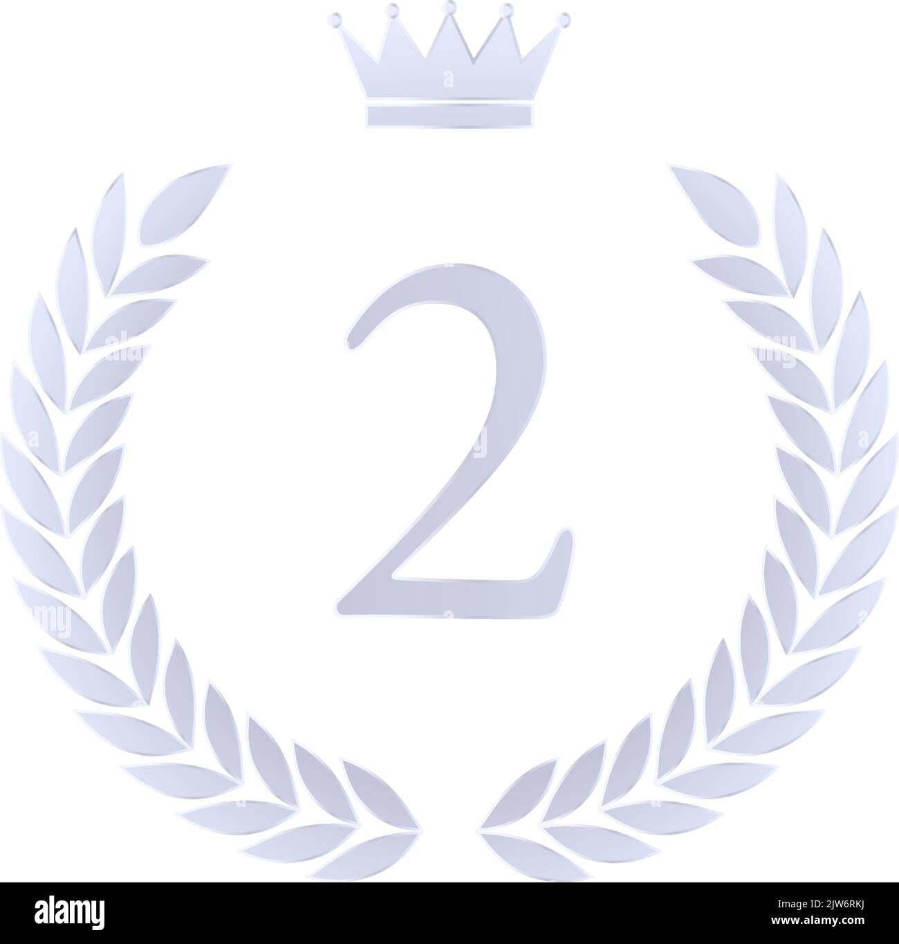 Laurel wreath and crown ranking illustration Stock Vector Image & Art ...