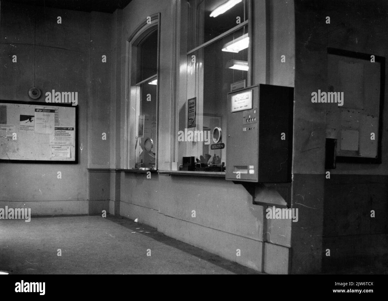 Interior of the N.S. station Culemborg in Culemborg: HAL and Counters ...