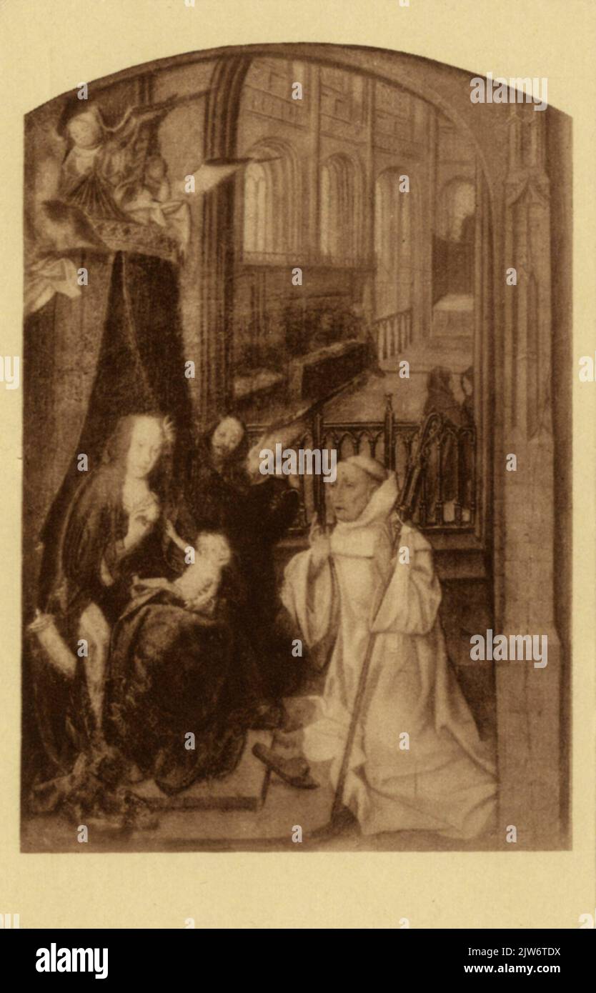 Image of the painting Visioen of St. Bernardus made by a master of ...