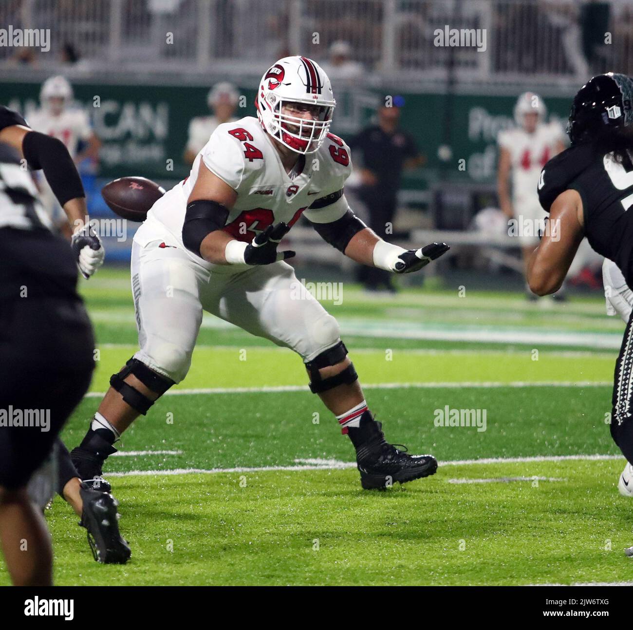 September 3, 2022 - Western Kentucky Hilltoppers offensive lineman Vincent Murphy (64) during a ...
