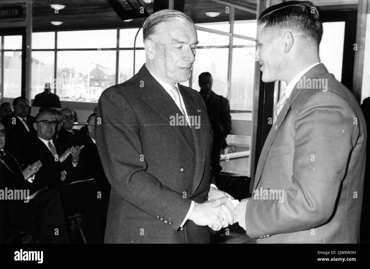 Image of the congratulations by Dr. F. Q. den Hollander (President ...