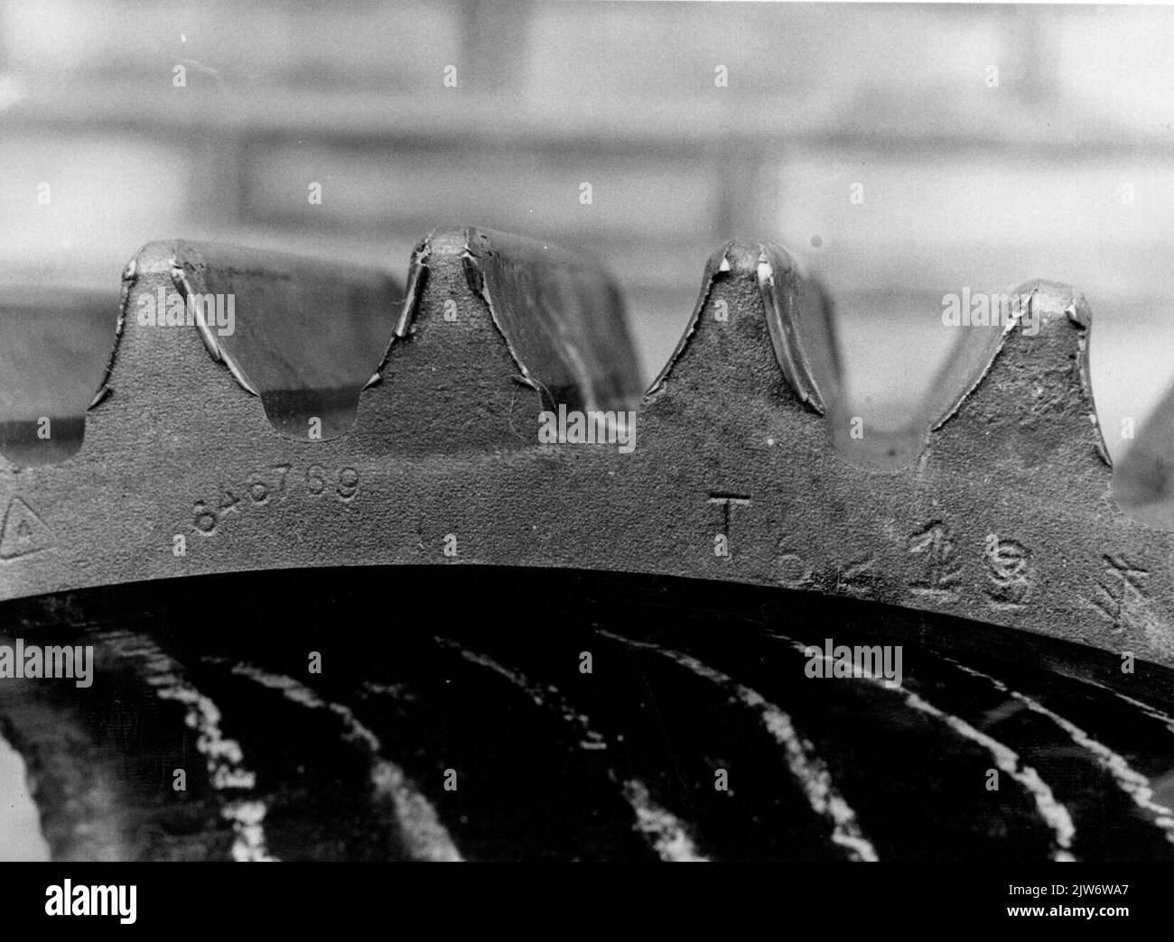 Image of a part of a gear from a locomotive or train set from the N.S ...