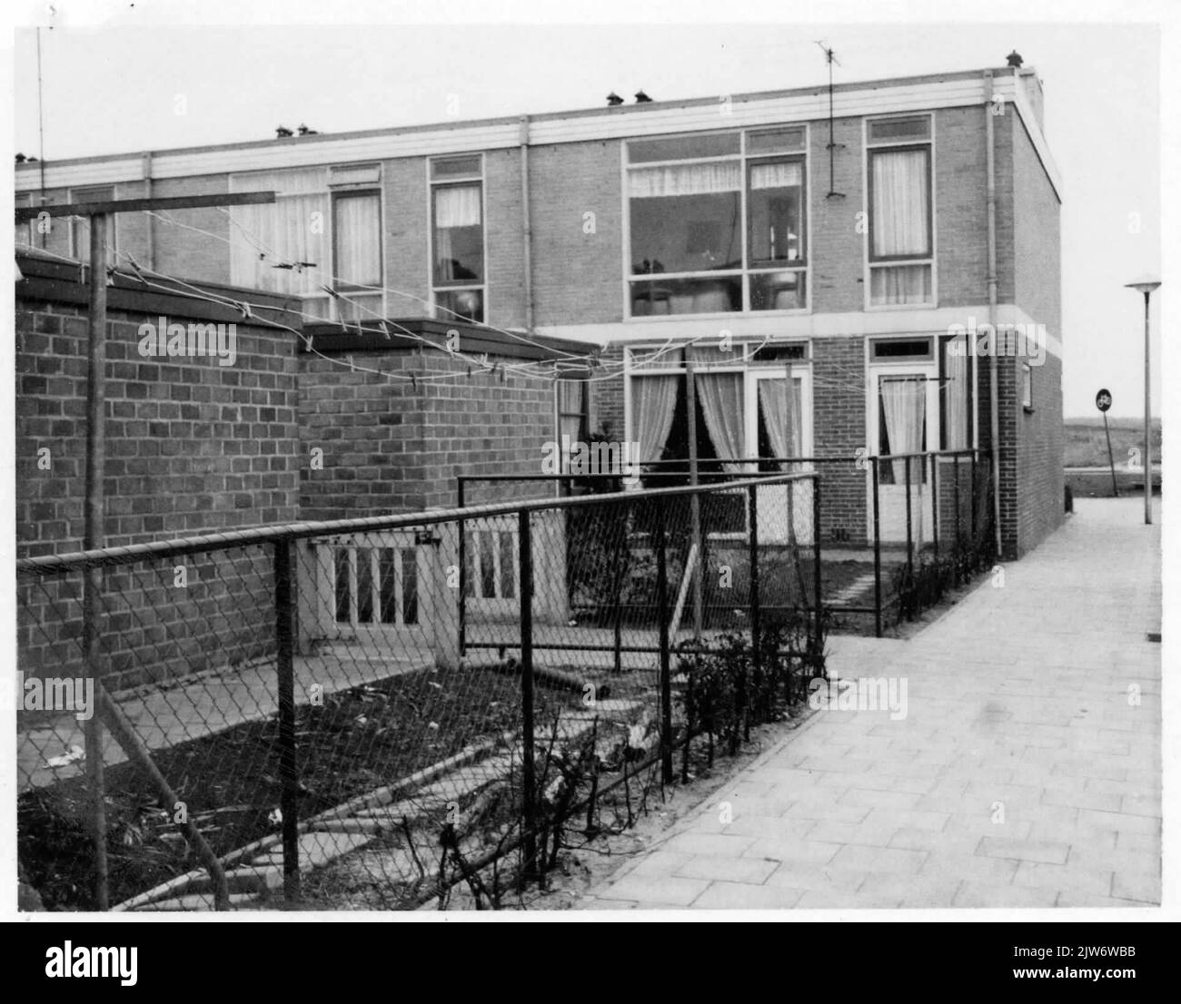 Rear view exterior house Cut Out Stock Images & Pictures - Alamy