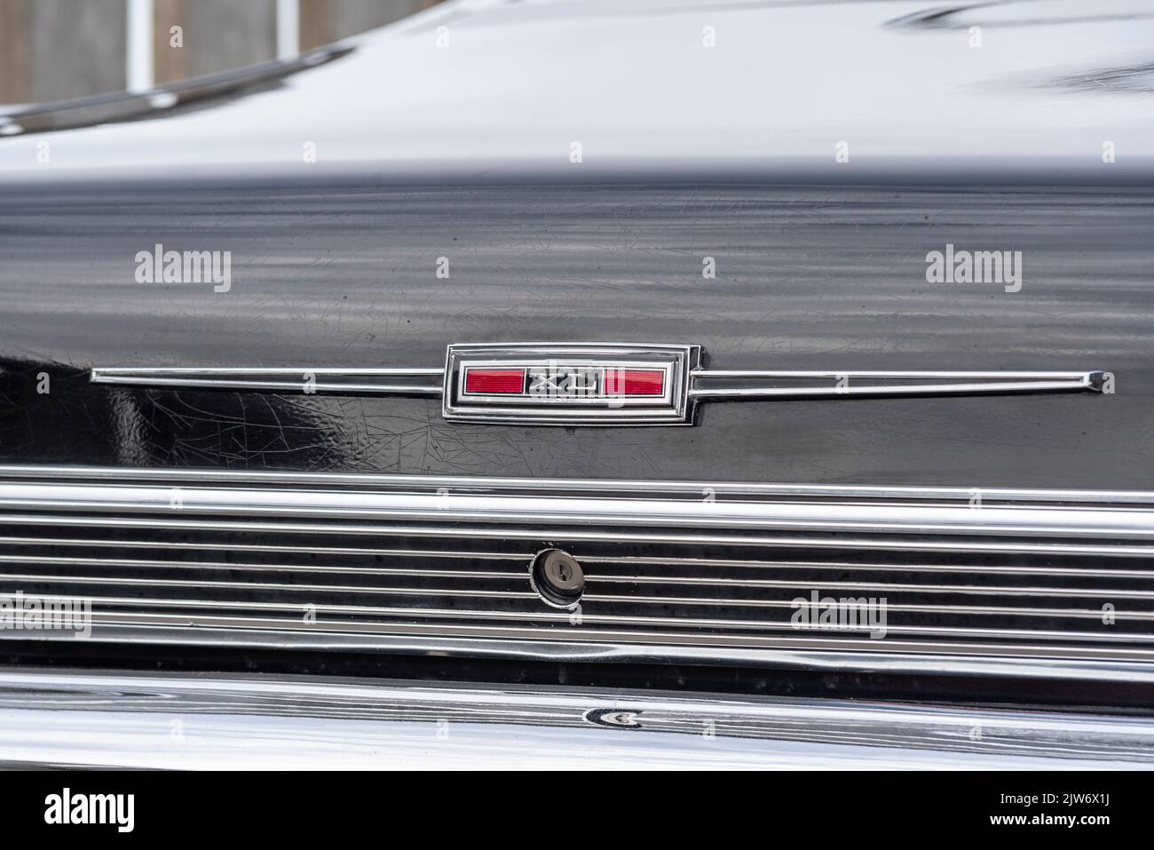 1967 Ford XL car rear detail. Version of the Ford Galaxie full sized ...