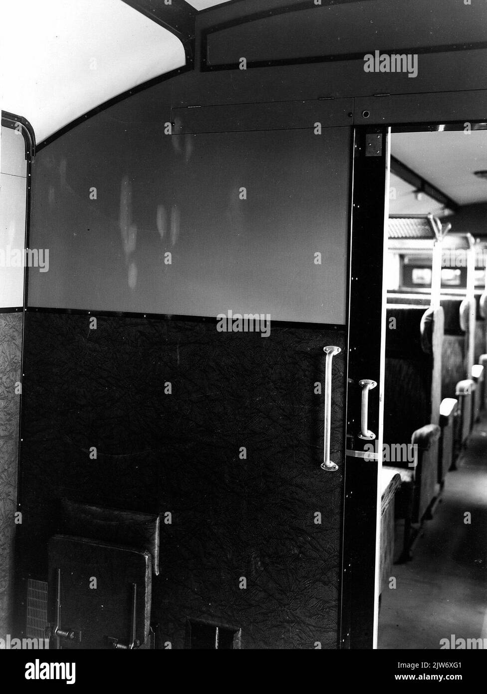 Interior of a diesel-electrical train set the 3 (series 11-50) of the N ...