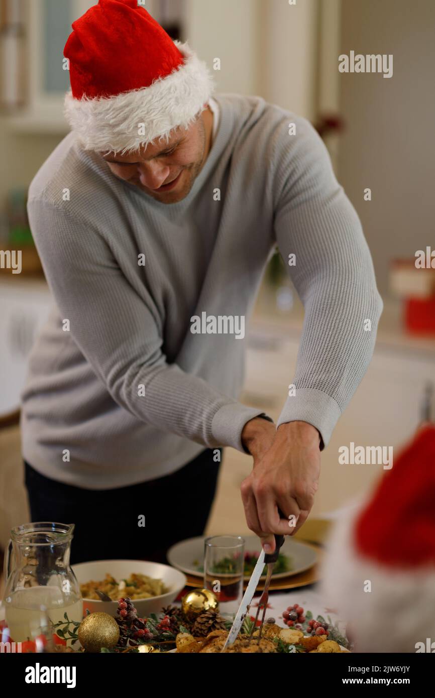 Food man table hi-res stock photography and images - Alamy