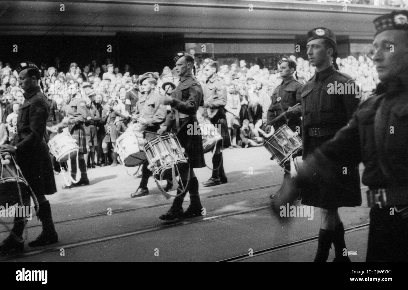 Scottish infantry division Black and White Stock Photos & Images - Alamy