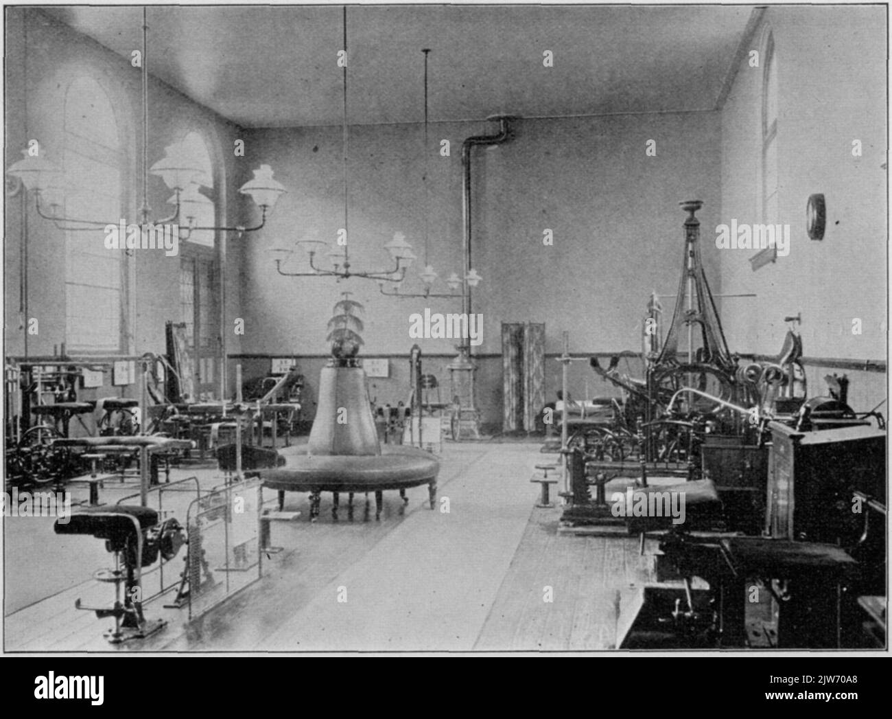 Interior of the Medico-Mechanical Zander Institute (Nieuwegracht 64) in ...