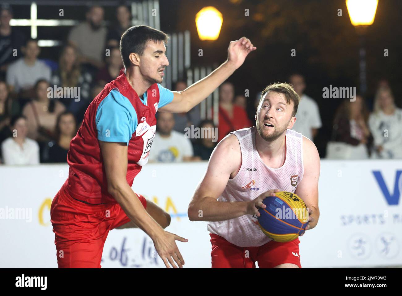 FIBA 3x3 Quest tournament held at Upper town in Zagreb, Croatia on ...