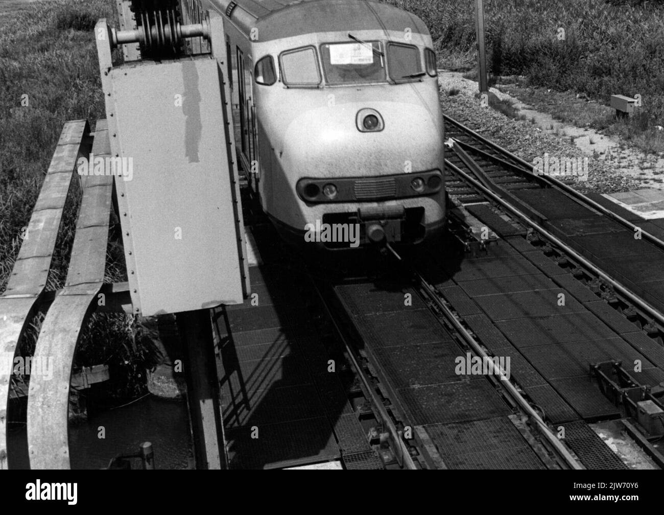 Image of a part of the lifting bridge over the AA in the Amsterdam ...