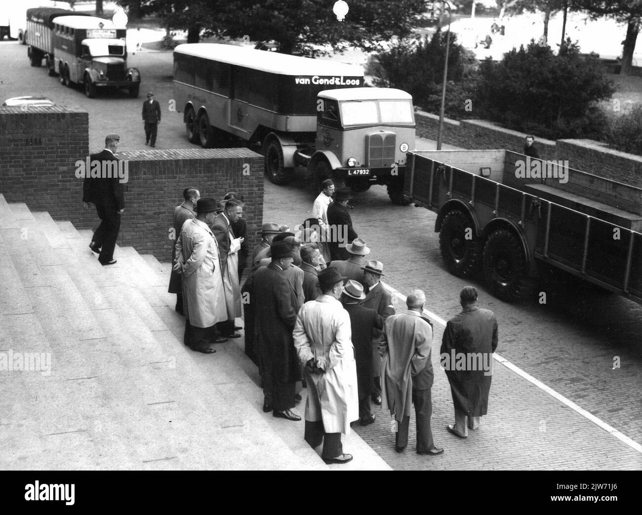 Image of the presentation of a number of new trucks from Van Gend & Loos at the 3rd main ...