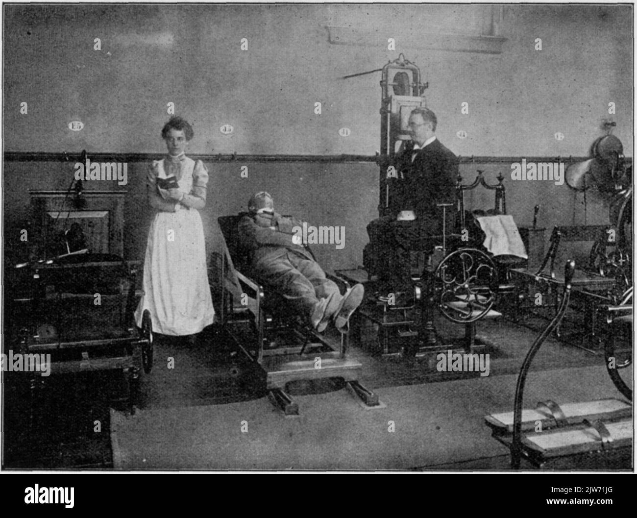 Interior of the Medico-Mechanical Zander Institute (Nieuwegracht 64) in ...