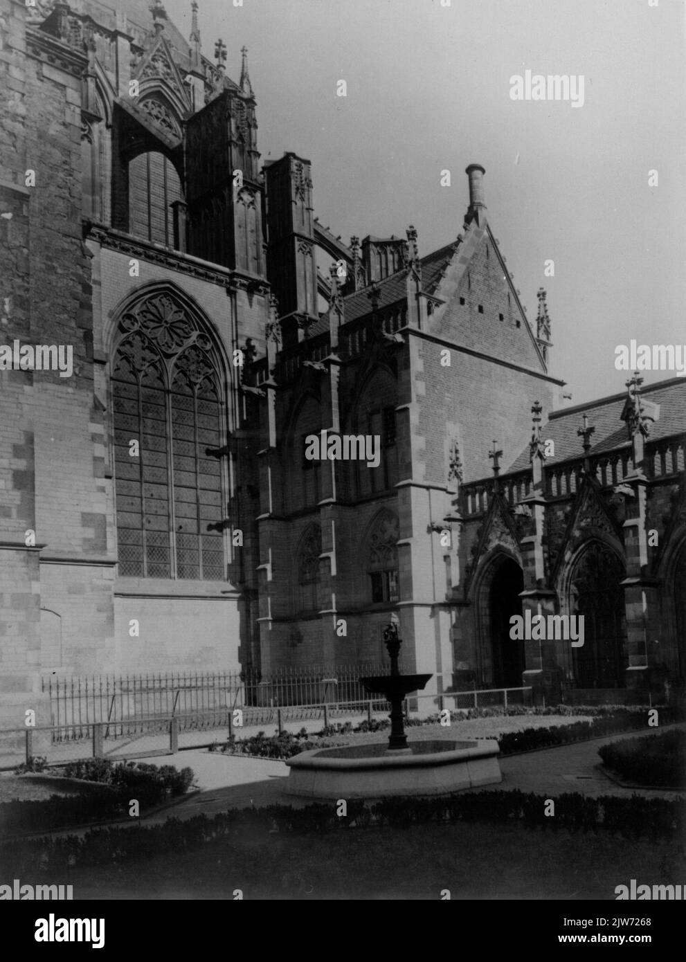 View of the northeast corner of the Cross of the Domkerk (Domplein) in ...