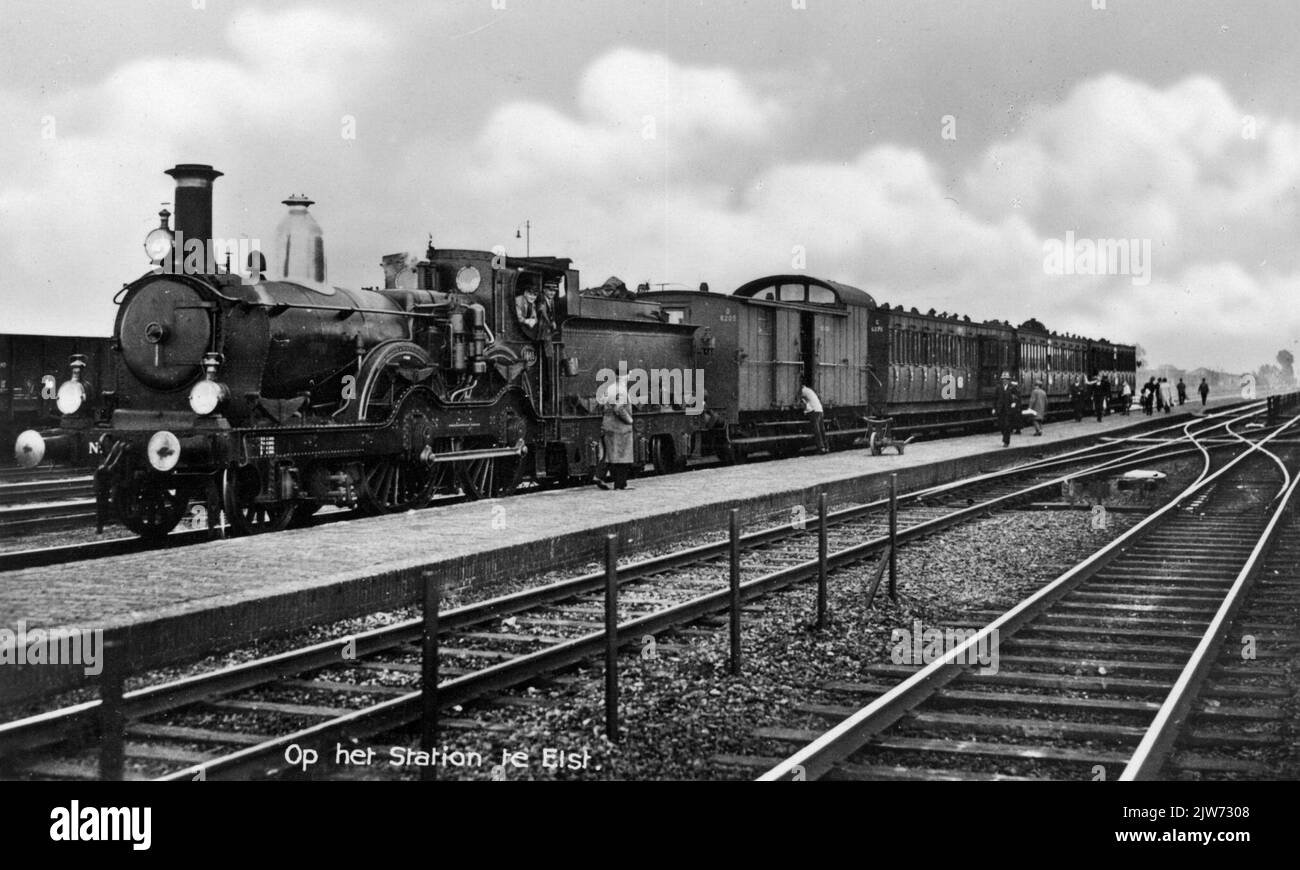 At the station in Elst Stock Photo - Alamy