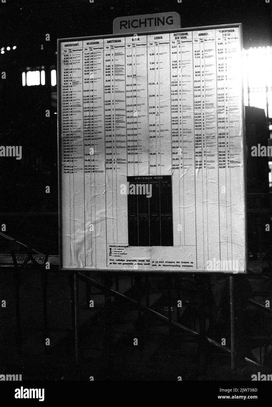Train sign board timetable Black and White Stock Photos & Images - Alamy