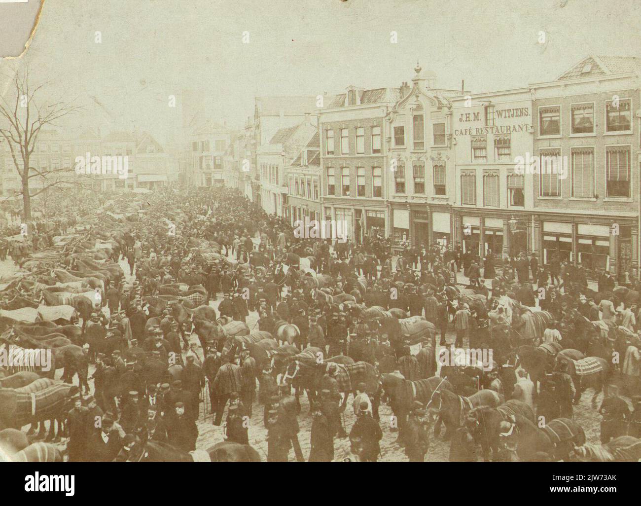 View of the northeast corner of the Vredenburg in Utrecht, from the ...