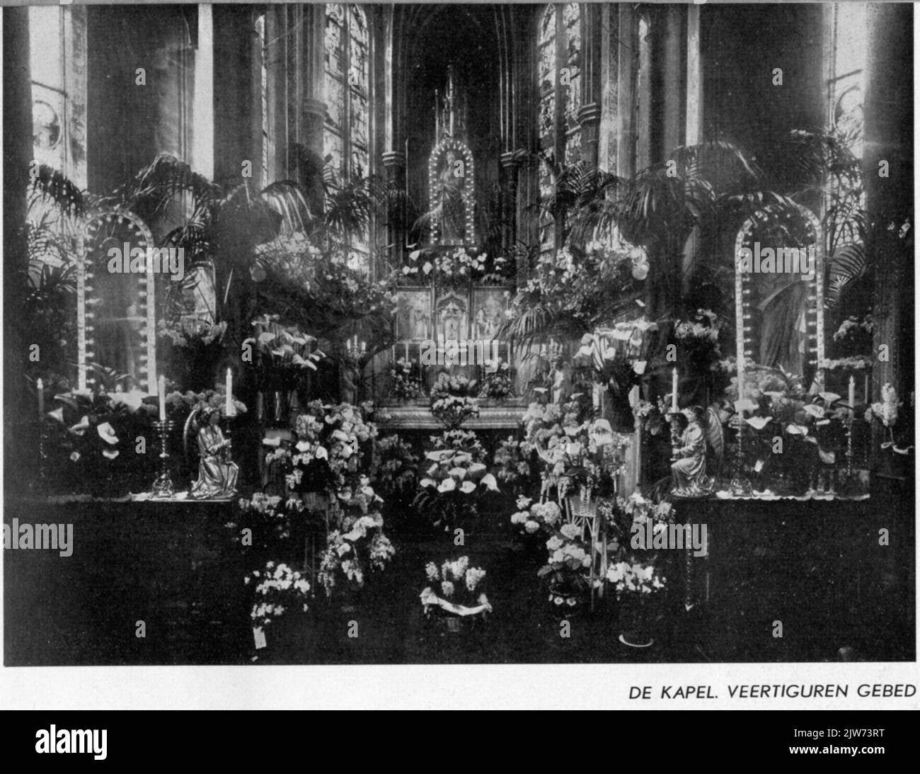 Interior of the St. Joannes de Deo hospital (Mariaplaats 28) in Utrecht ...