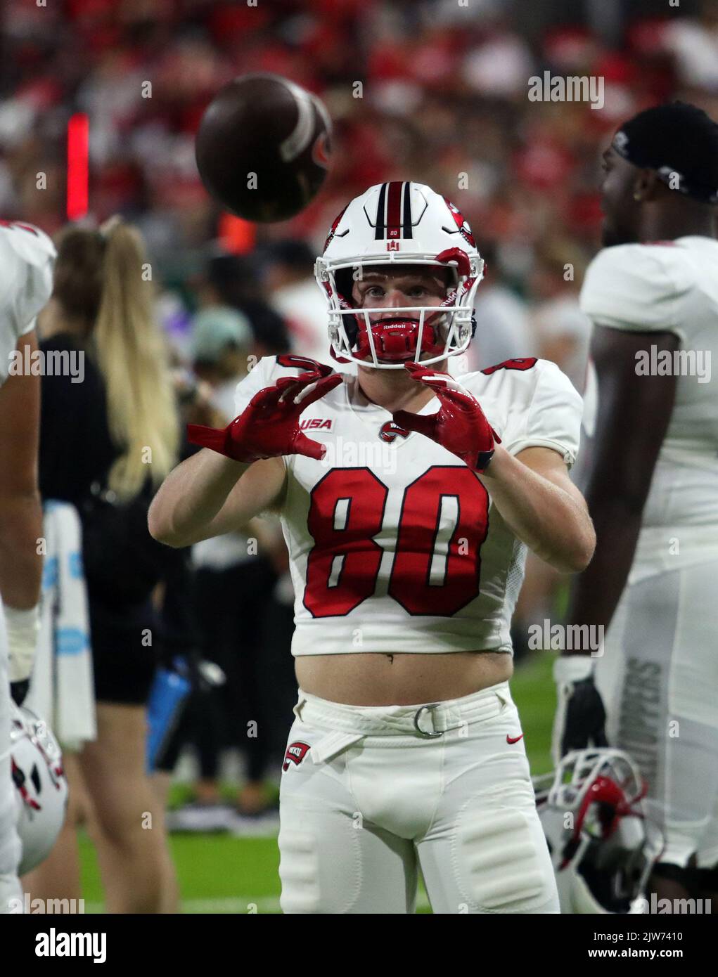 September 3, 2022 - Western Kentucky Hilltoppers wide receiver Easton ...