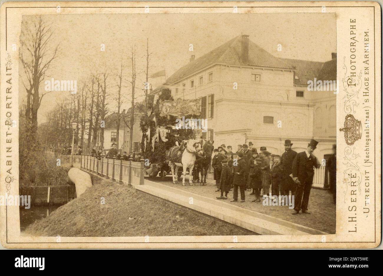 Image of the floats of the Steam beer brewery De Boog in the parade on ...