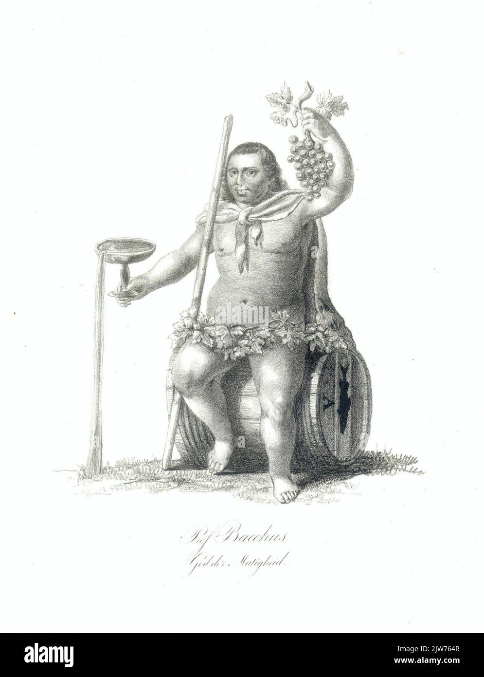 Prof. Bacchus / God of Moderation Stock Photo - Alamy