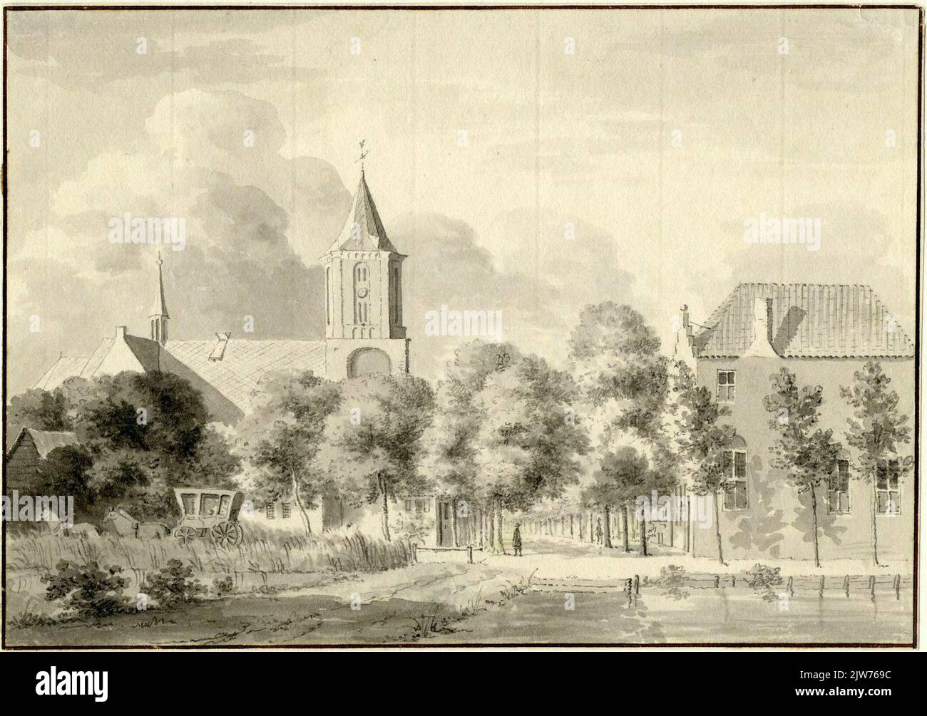 Face in the park of the Pijnenburg estate (Biltseweg 4) in Baarn; With a few people Stock Photo ...