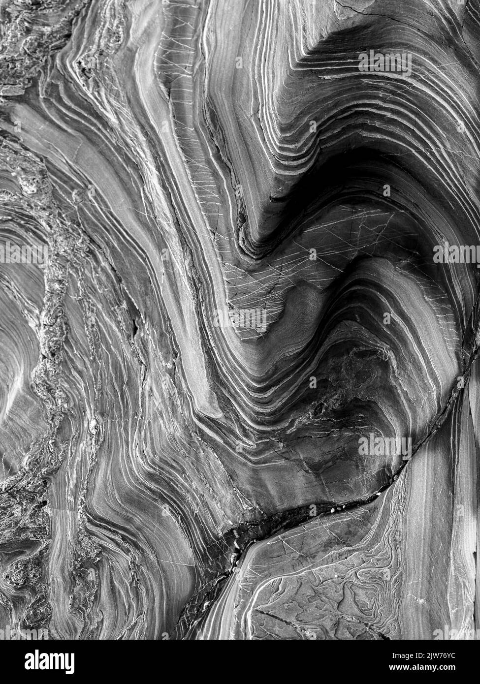 Stunning patterns formed in the rocks around Cornwallis coastline ...