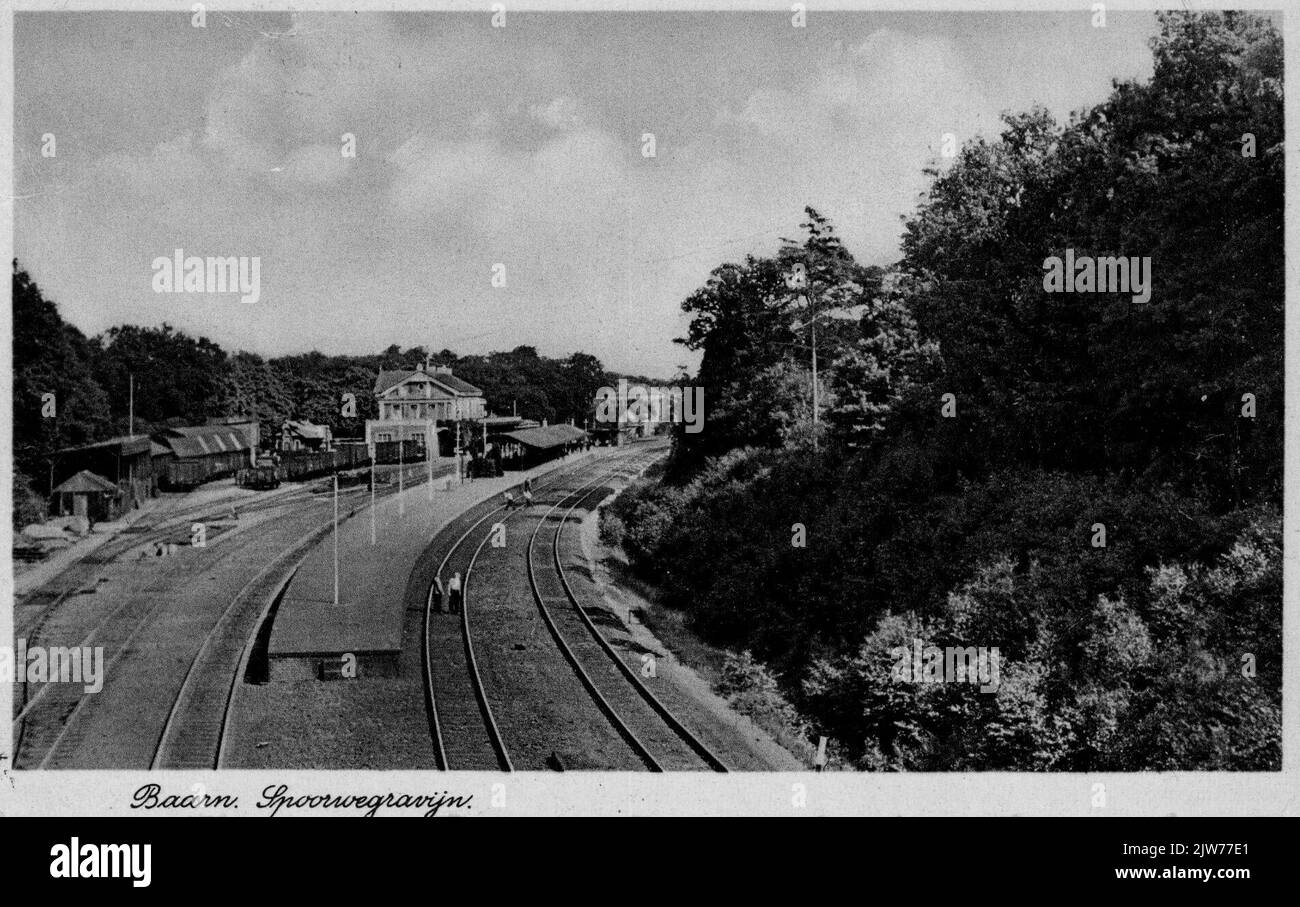 Baarn, railroad row Stock Photo - Alamy