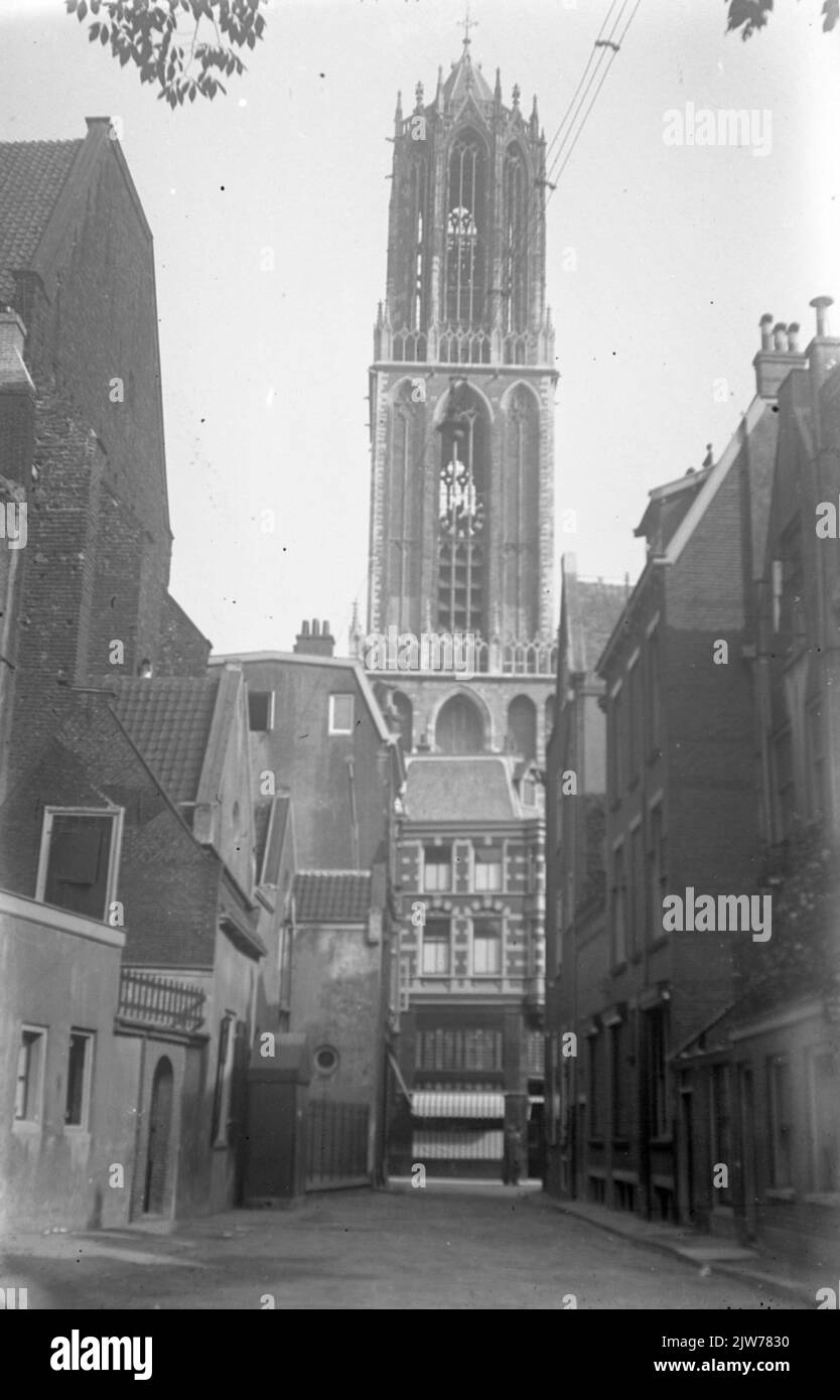 View dom tower from Black and White Stock Photos & Images - Alamy