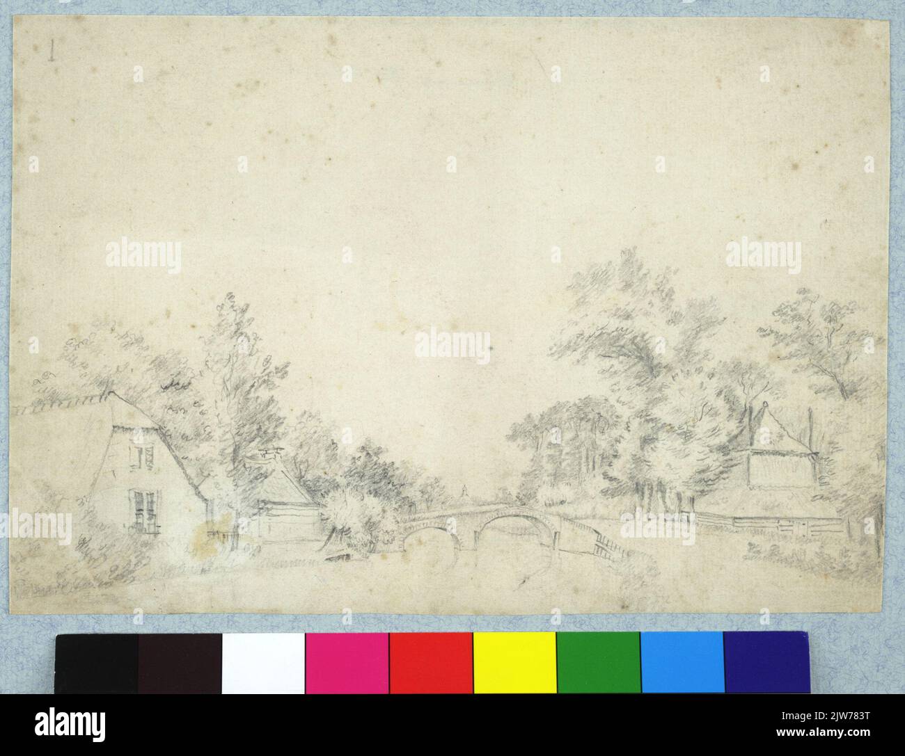 Den Hommel by Utrecht 1757 Stock Photo - Alamy