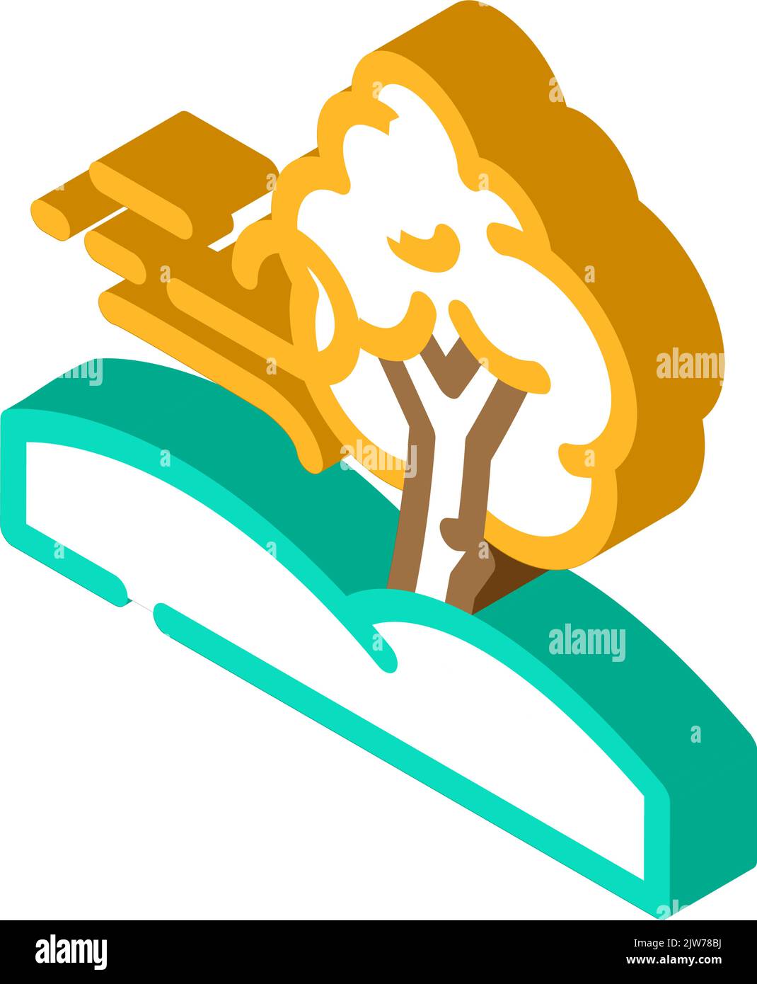 windy weather isometric icon vector illustration Stock Vector Image ...