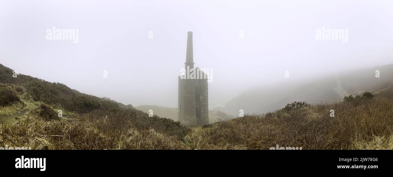 Exploring the old mine of Rinsey Cornwall. Stunning views over the ...