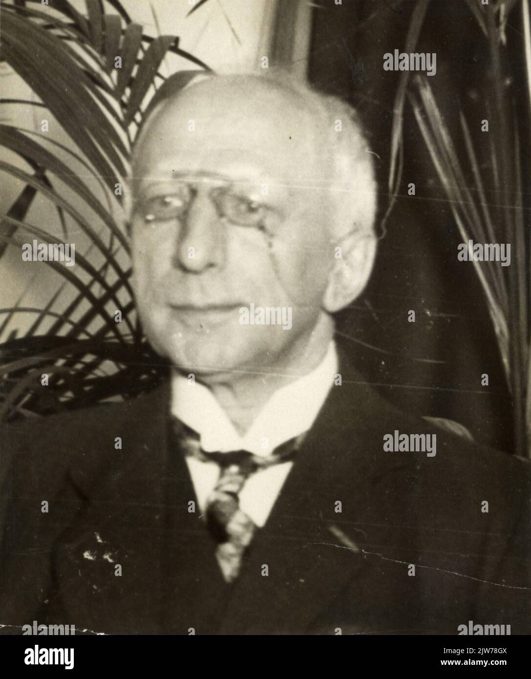 Portrait of Professor J.A. Cramer, born 1864, professor of church and ...