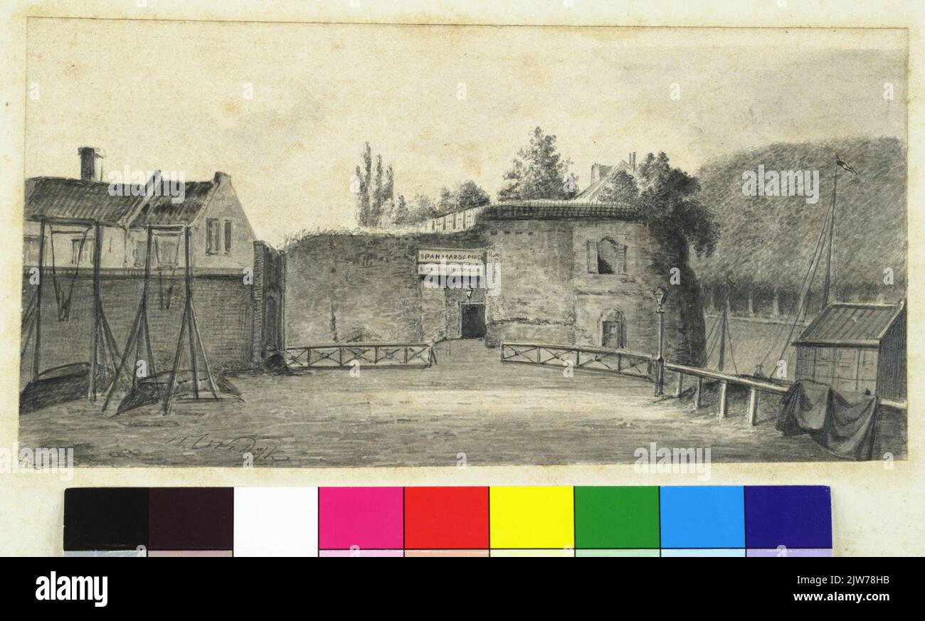View of the Spanjaards-Oord / part of the Vredenburg Castle Stock Photo ...