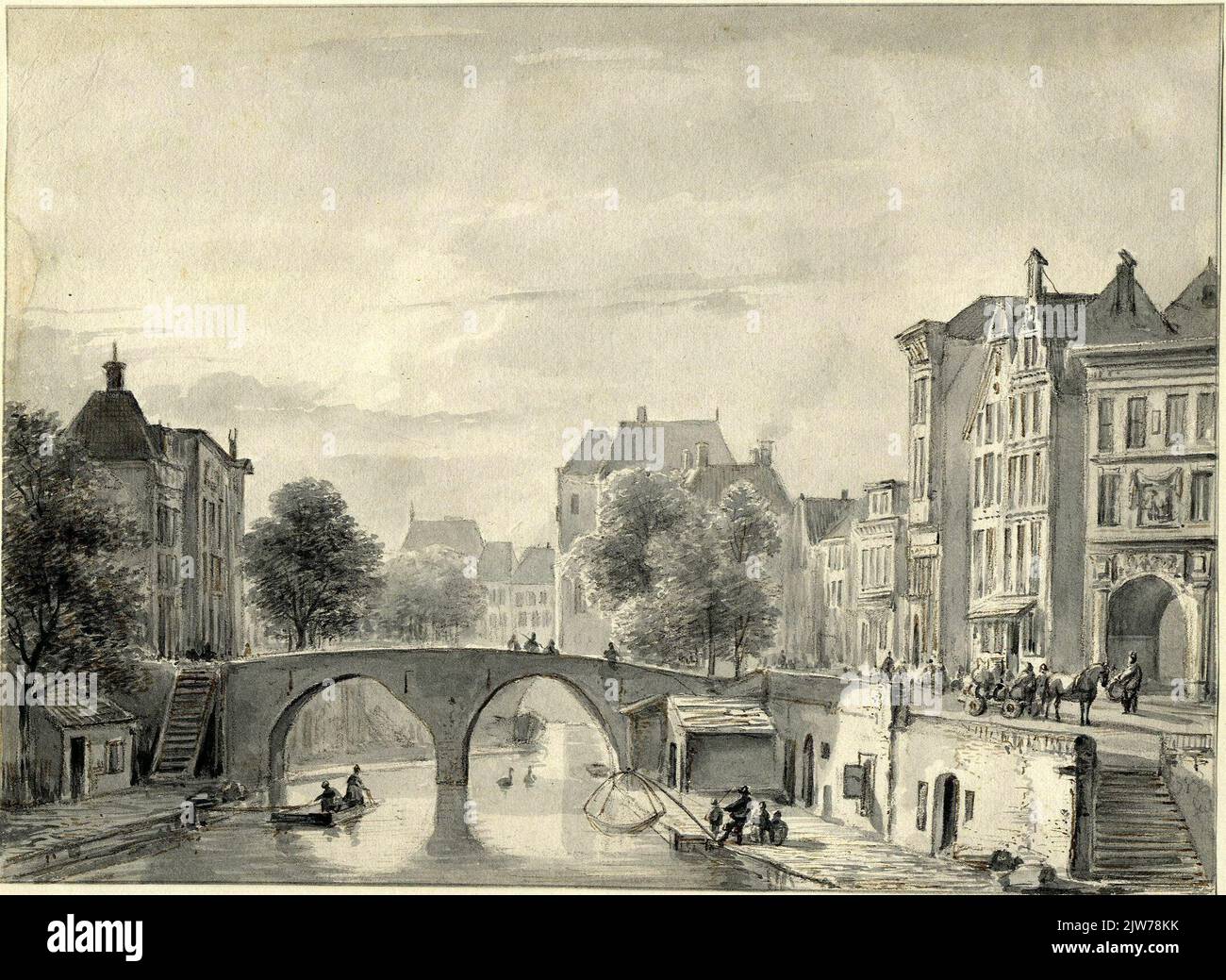 The Oude Gracht in Utrecht Stock Photo - Alamy