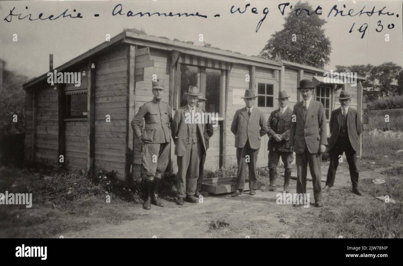 Aerial photo of the Nijenrode castle near Breukelen from the southeast ...