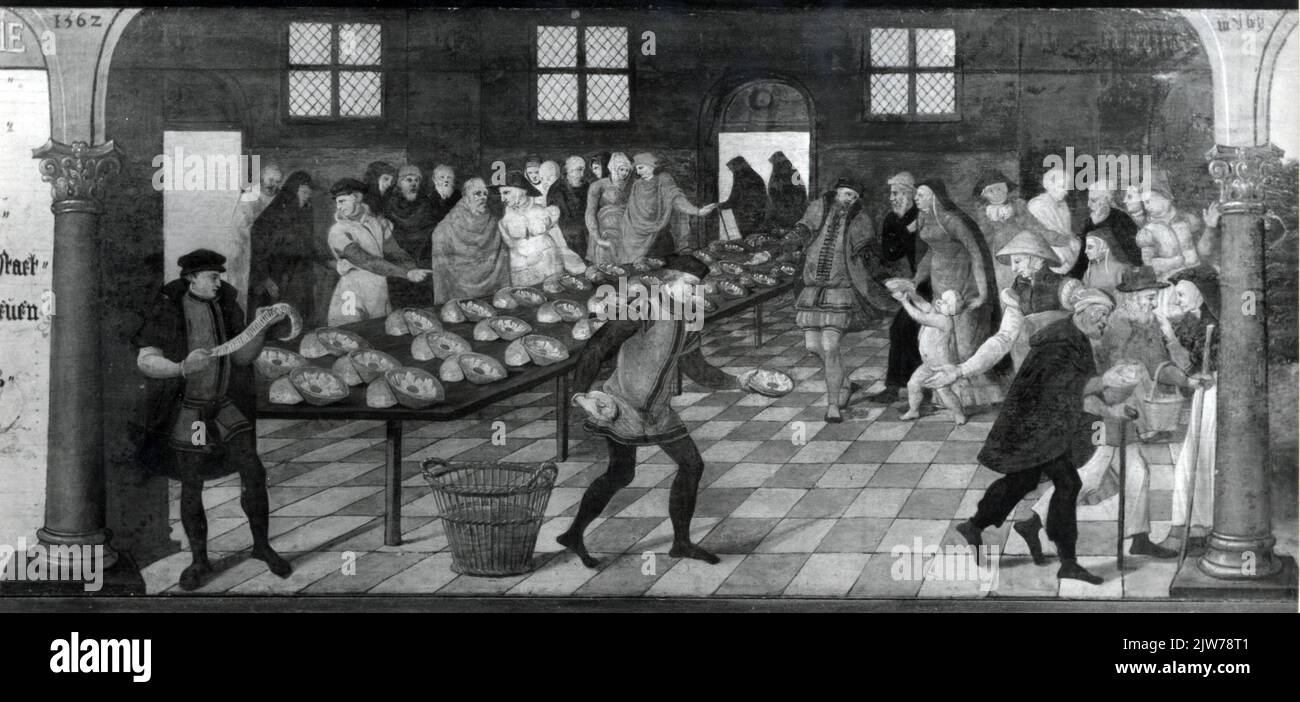 Image of the left part of the front of the painted board with the ...