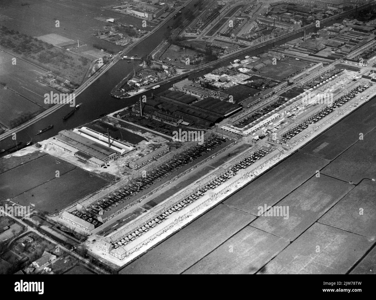 Aerial photo of the Hoograven district in Jutphaas with the Prinses ...