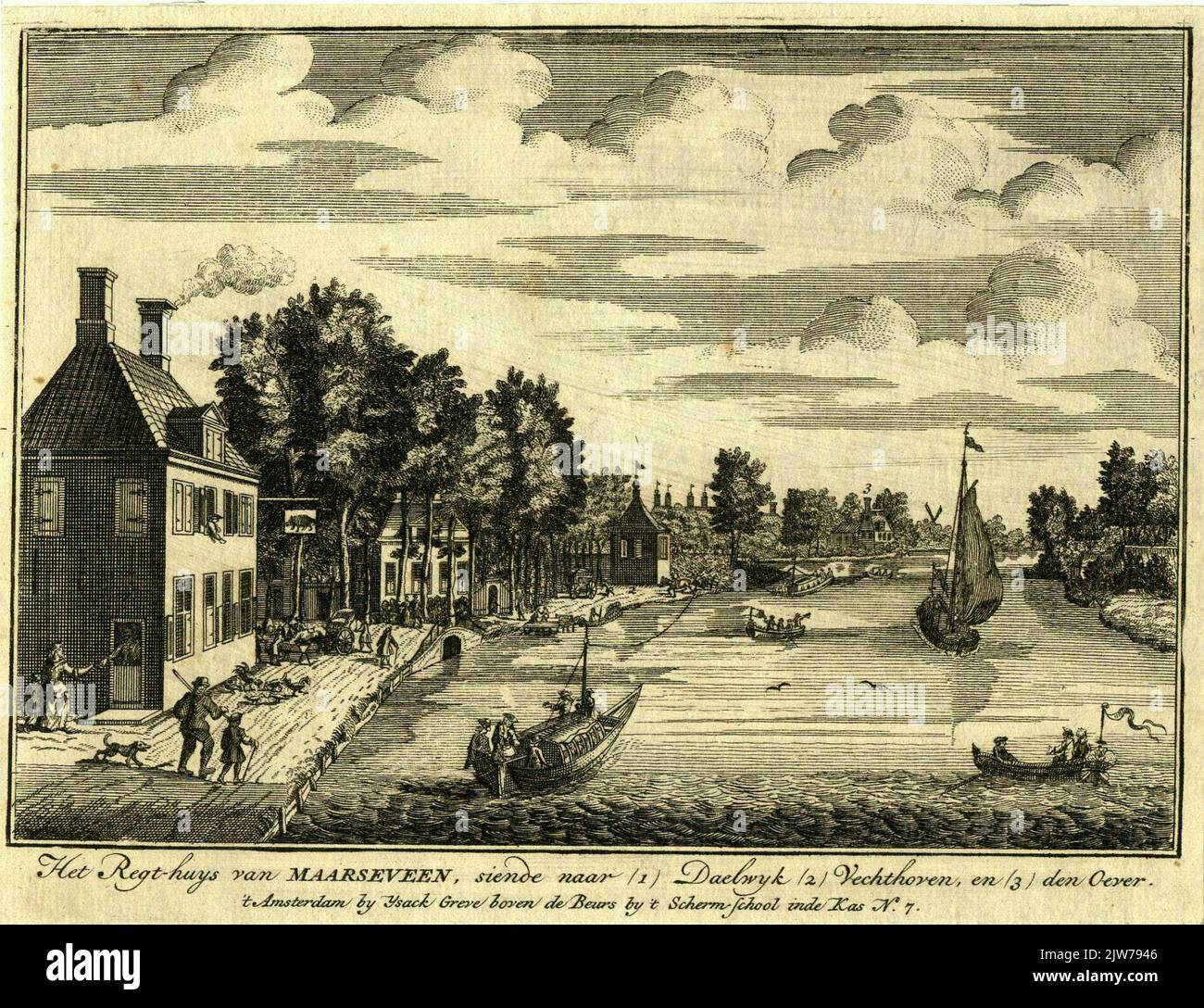 The Regt-Huys van Maarseveen, Siende to (1) Daelwyk (2) Vechthoven, and ...