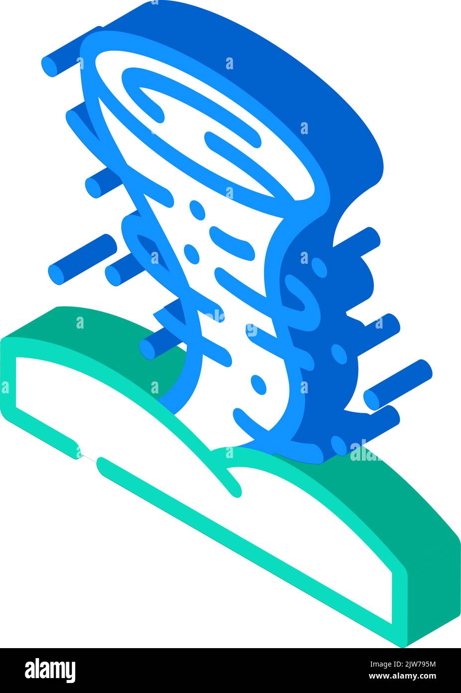 tornado weather isometric icon vector illustration Stock Vector Image ...