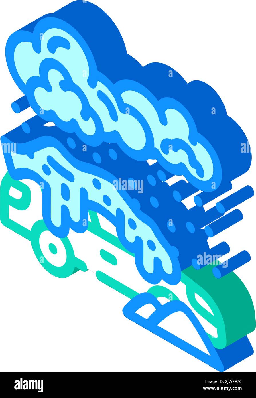 blizzard weather isometric icon vector illustration Stock Vector Image ...