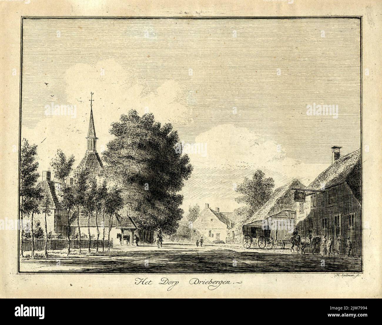 The village of Driebergen Stock Photo - Alamy